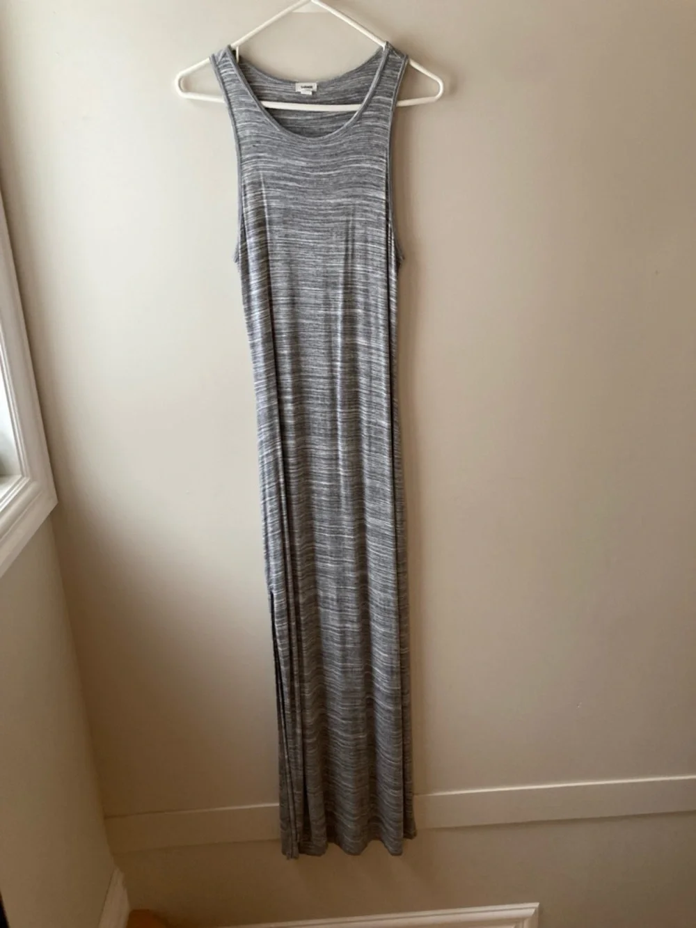 Garage | Dresses | 32 Garage Gray Maxi Jersey Knit Dress | Poshmark